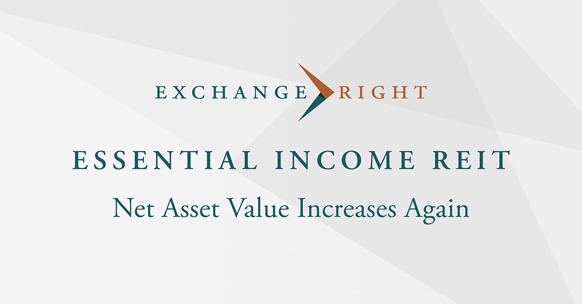 The Essential Income REIT’s Net Asset Value Increases Again