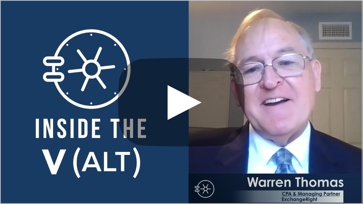 ExchangeRight Managing Partner Warren Thomas recently joined Blue Vault ...